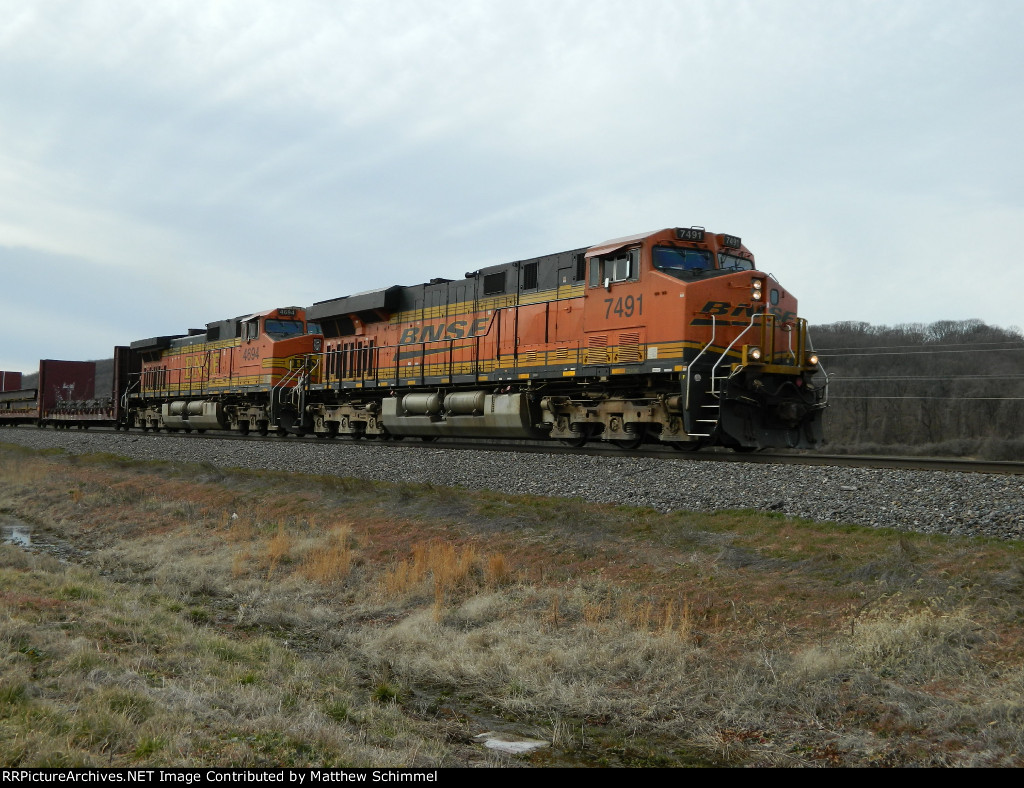 BNSF 7491 & BNSF 4694